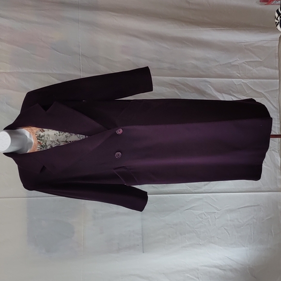 Casual Corner | Jackets & Coats | Casual Corner Petite Purple Wool ...